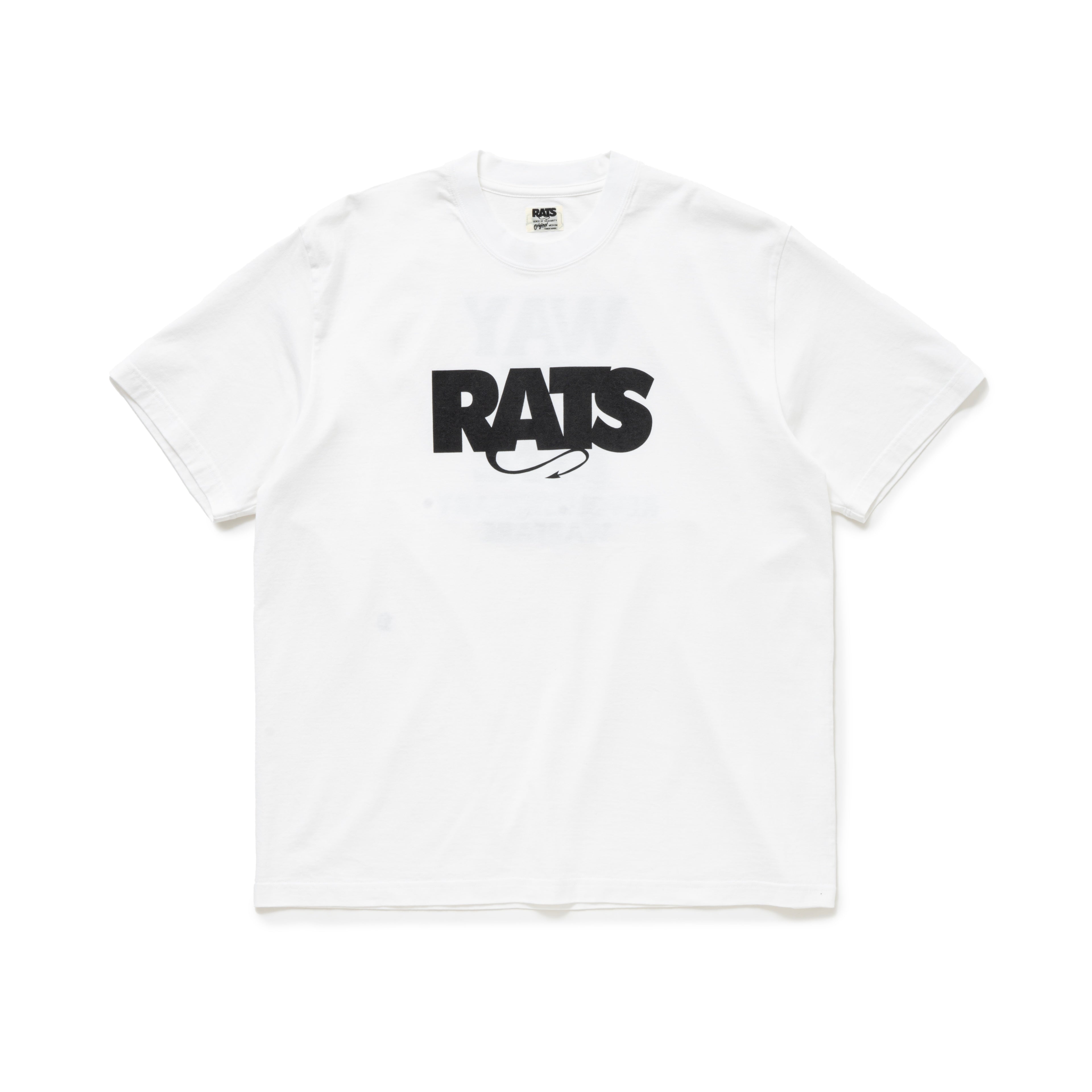 [RATS]BOX LOGO WAY OF LIFE TEE/WHITE – R&Co.