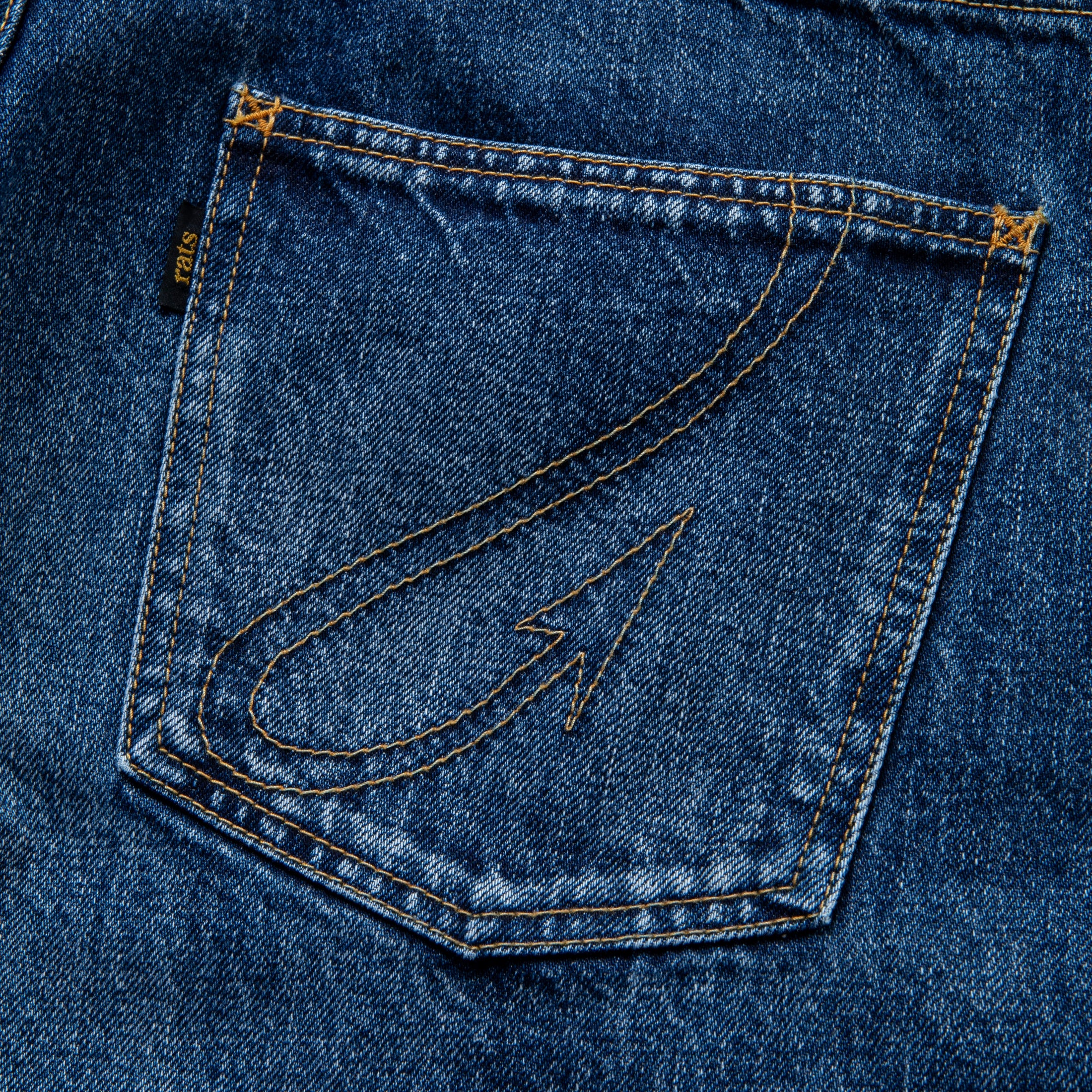 [RATS]INDIGO USED DENIM PANTS/INDIGO – R&Co.