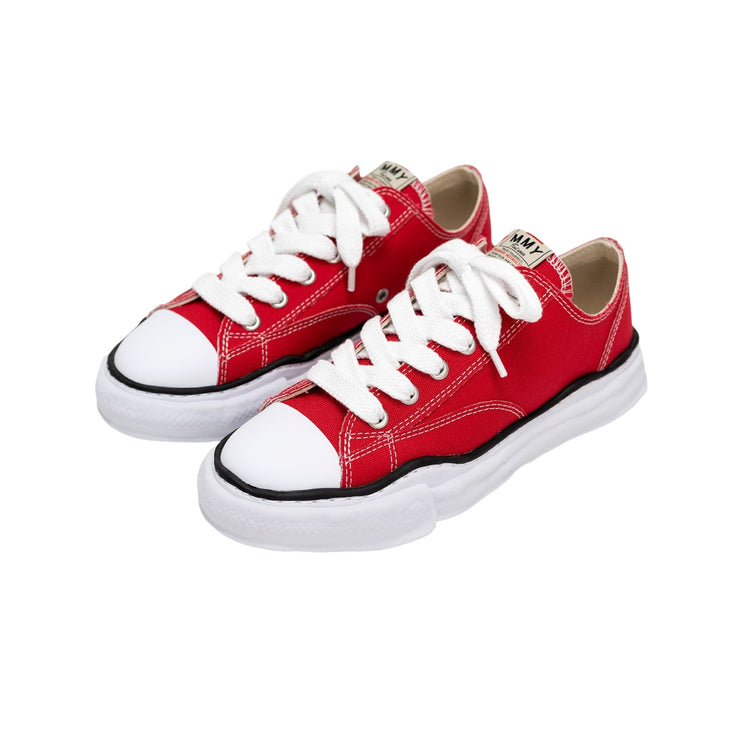 [MAISON MIHARA YASUHIRO]"PETERSON" OG Sole Canvas Low-top Sneaker/RED ...