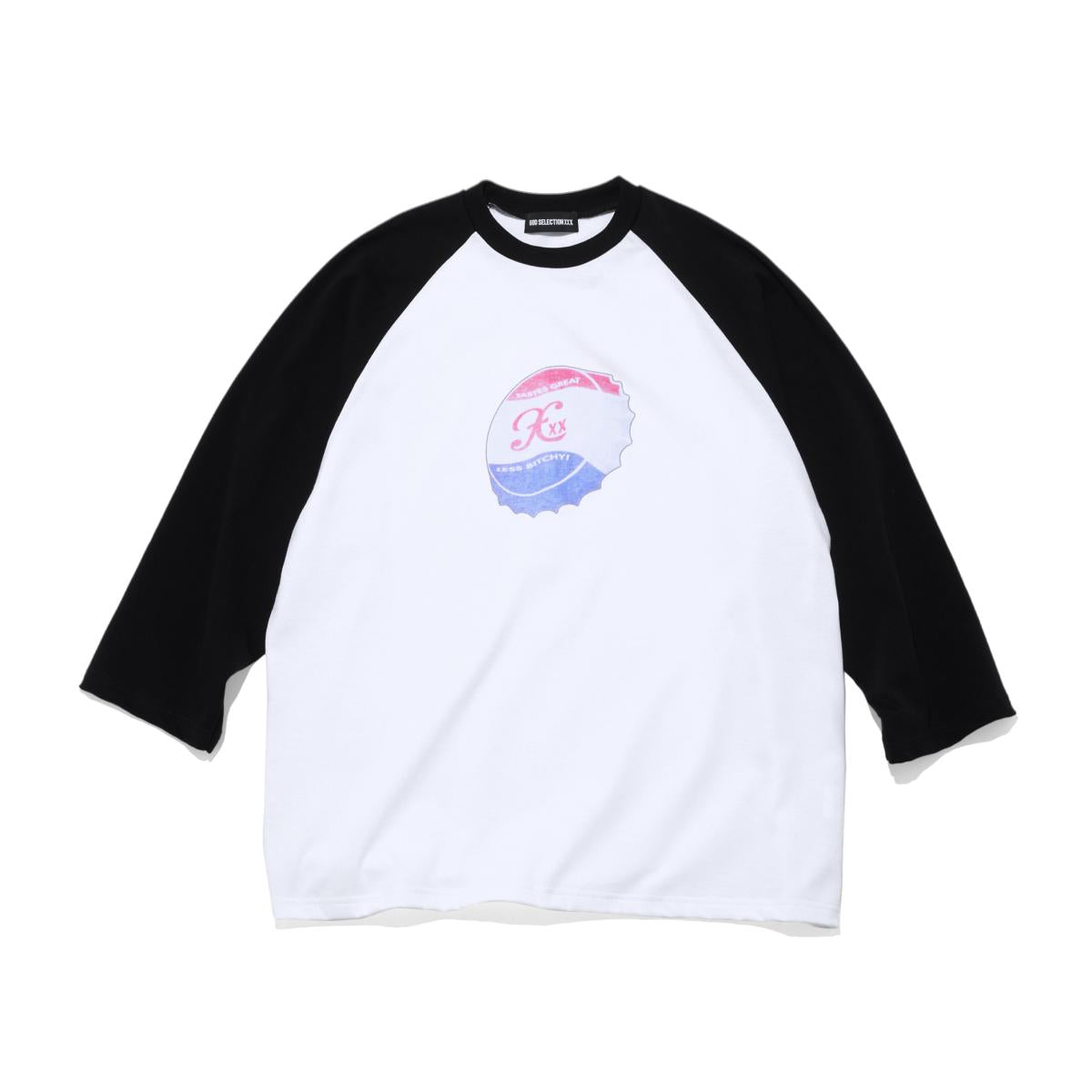 [GOD SELECTION XXX]RAGLAN SLEEVE T-SHIRT/WHITE(GX-A25-RT-01) – R&Co.