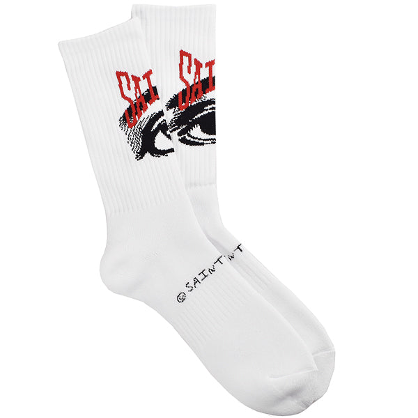 [SAINT Mxxxxxx]SOCKS/EYE/WHITE(SM-S22-0000-100) – R&Co.